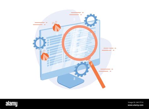 Bug Fixing And Software Testing Computer Virus Searching Tool Devops Web Optimization