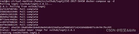 漏洞复现系列：apache Log4j Server 反序列化命令执行漏洞（cve 2017 5645）（漏洞复现详细过程） 坦笑