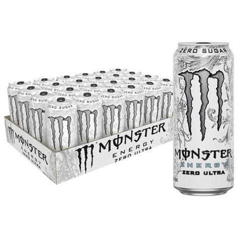 Monster Energy Zero Sugar 16 Fl Oz 24 Pack 140mg Caffeine 10