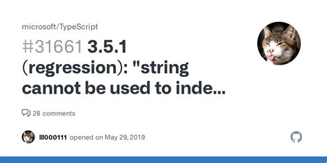 351 Regression String Cannot Be Used To Index T Where T Is