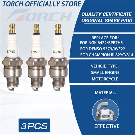 Torch E7RTC - Alternative spark plugs