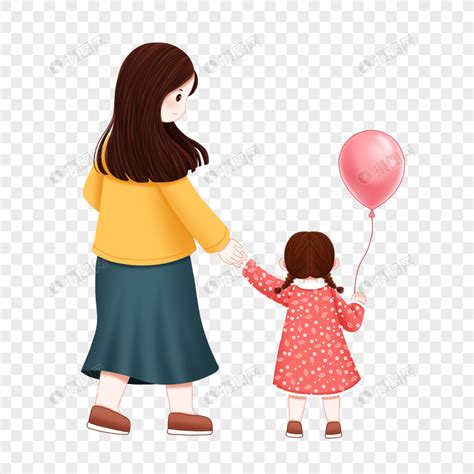 Mother And Daughter Holding Hands Mother Mother And Daughter Girl Free Png And Clipart Image
