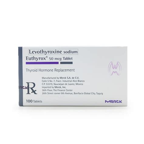 All Euthyrox® 50mcg Tablet