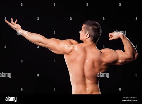 Bodybuilder In Archer Pose Bodybuilders Aesthetic Archer Pose Build