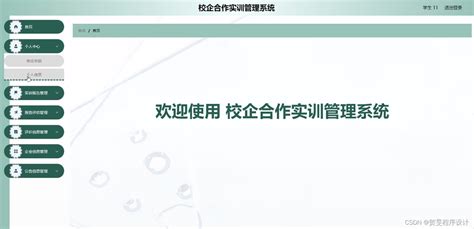 java php node js python校企合作实训管理系统【2024年毕设】 csdn博客