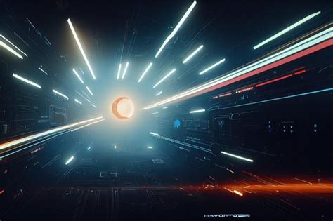 Premium Photo Futuristic Abstract T Of Sci Fi Modern User Interface 3d Rendering Raster