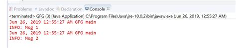 java logger log 用法及代码示例 纯净天空
