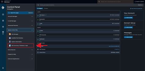 How To View Apache Usage And Error Logs In Directadmin Evolution Skin Ipserverone