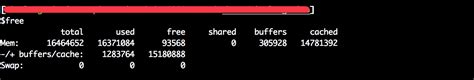 Linux查看应用可用内存 Free命令详解free Total Csdn博客