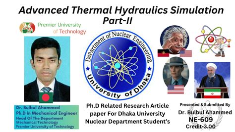 Pdf Advanced Thermal Hydraulics Simulation Part Ii