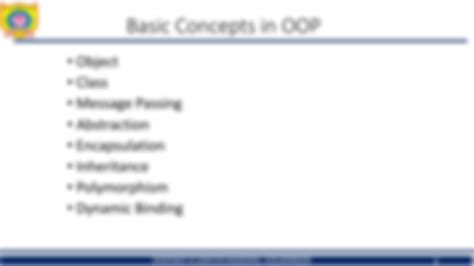 Solution 1 3 Object Oriented Programming Paradigm Basic Concepts Of