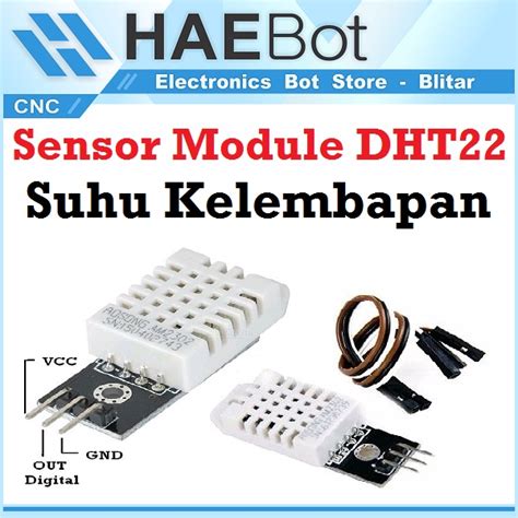 Jual Haebot Module Sensor Dht22 Suhu Kelembaban Digital Dht 22 Arduinoo Mikrokontroller