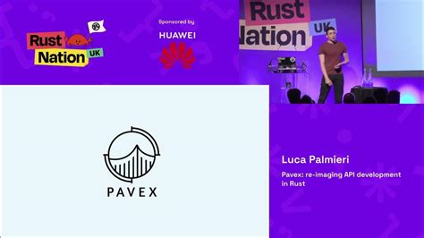 Luca Palmieri Pavex Re Imaging Api Development In Rust Youtube