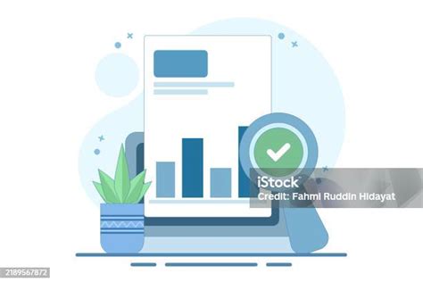 재무제표 분석 개념 비즈니스 보고서 및 투자 모니터링 대시보드에 대한 데이터 분석 돋보기를 사용한 비즈니스 재무 흐름도 보고서 평면 디자인 벡터 일러스트 레이 션 가상현실에