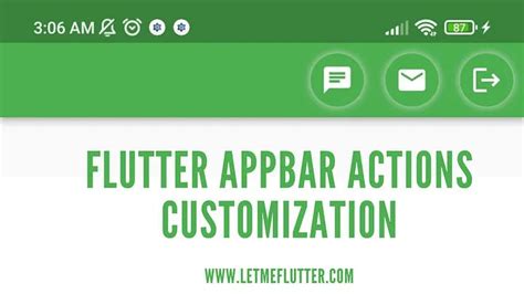 Flutter Appbar Actions Customization By Zeeshan Ali Medium