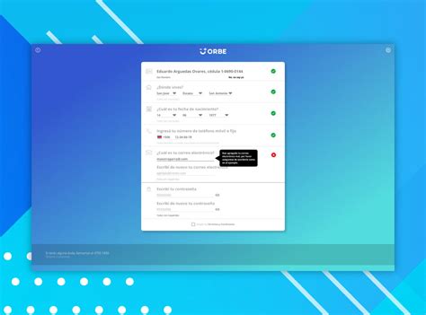 Ux Ui Design For Registration Form On Behance
