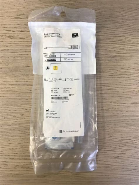 New Terumo 610131 Angio Seal Vip Vascular Closure Device 8f X Disposables General For Sale