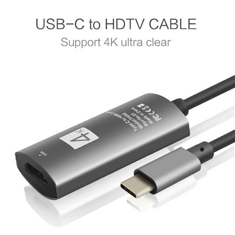 Type C Usb C To Hdmi Adapter Cable For Samsung Gal Vicedeal