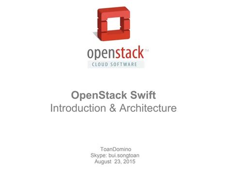 Openstack Swift Vietopenstack 6thmeeetup Ppt