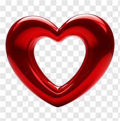 투명한 배경에 격리된 3d 렌더링이 있는 붉은 심장 모양 하트 모양 두 개의 빨간 하트 심장 그림 Png 일러스트 및