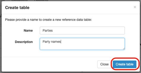 Reference Data Tables Duco Reference Data Tables Duco