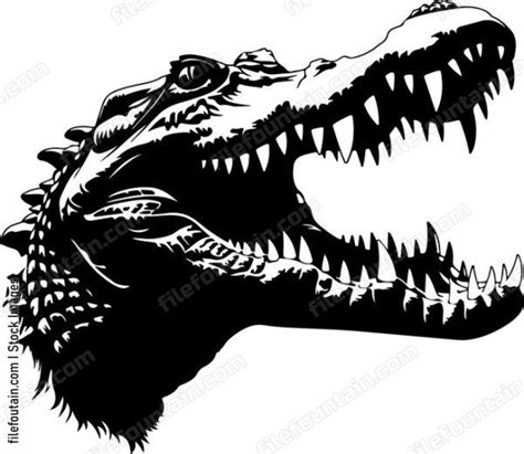 Crocodile Teeth Logo Vector Design Filefountain