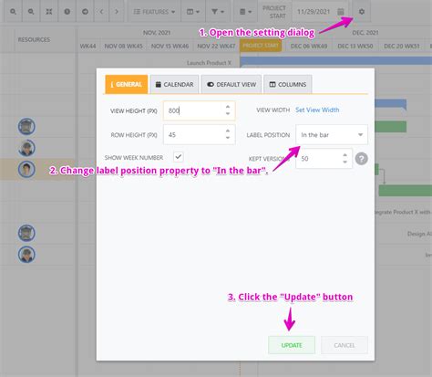 Customize Chart Label