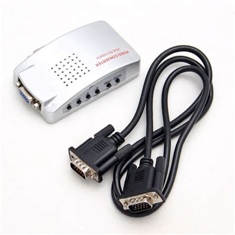 Universal Pc For Vga To Tv Av Rca Signal Adapter C Grandado