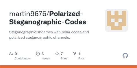 Github Martin9676polarized Steganographic Codes Steganographic Shcemes With Polar Codes And
