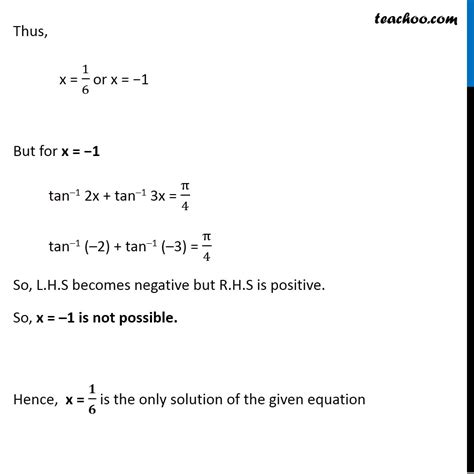 Example Solve Tan X Tan X Pi Class
