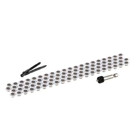 Timbertech Cortex Collated Vintage 2 5 Inches Dark Hickory Hidden Deck Fastener 100 Square Feet