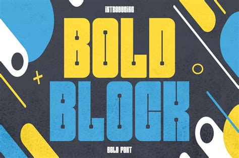 Bold Block Font Dafonthub