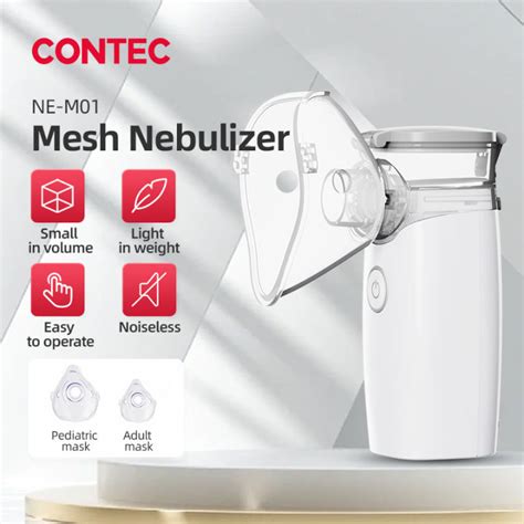 Contec Ne M01 Mesh Nebulizer Inhaler Hand Held Handy Portable Ultrasonic Compressor For Adult