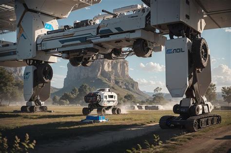 premium ai image ai robotics field test