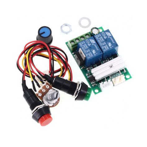 ШИМ регулятор скорости двигателя 6 24vdc 3a с переключателем