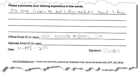 Sql Server Performance Tuning Master Class Hyderabad April 2015