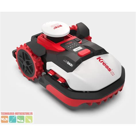 Robot Kress Kr161e Rtk Mission 1000m2 Oas Robots Kress Sans Cable