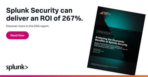 Ulf Thornander On Linkedin Esg Report Analyzing The Economic Benefits Of Splunk Security Splunk