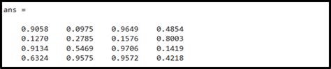 Comment Utiliser La Fonction Rand Dans Matlab