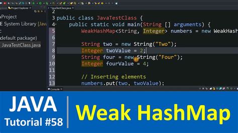 Java Tutorial 58 Java Weak Hashmap Class With Examples Map Data Structure Youtube