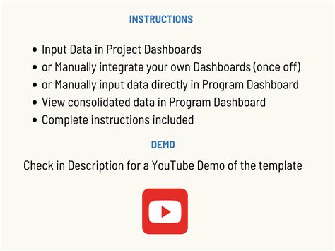 Program And Project Dashboard In Excel All Projects Consolidate In Program View Manual Input