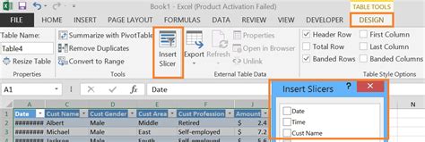 Slicer In Excel ExcelVbaSkillsup Com