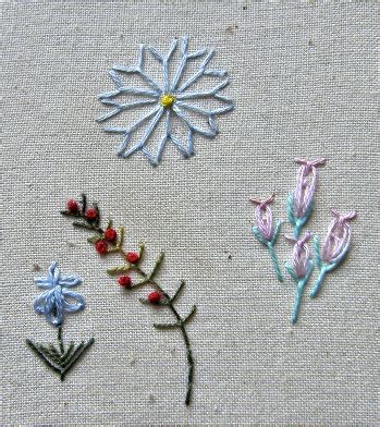 Hand Embroidery Stitches For Flowers