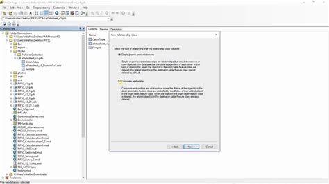 Esri Create Relation Class In File Geodb Youtube