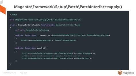 Magento 23 Schema And Data Patches Pptx Web Development Internet