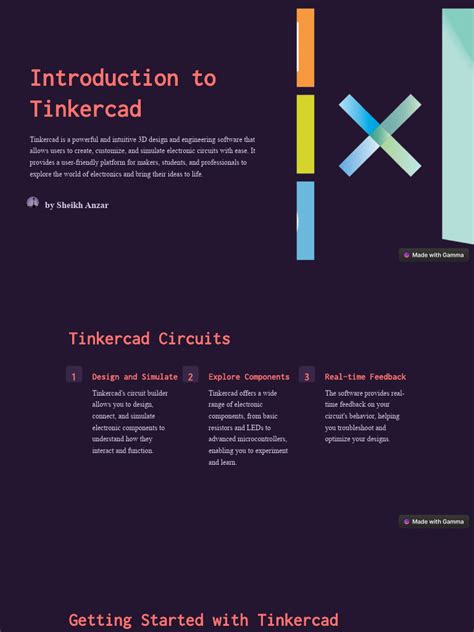 Introduction To Tinkercad Pdf Electrical Network Light Emitting Diode