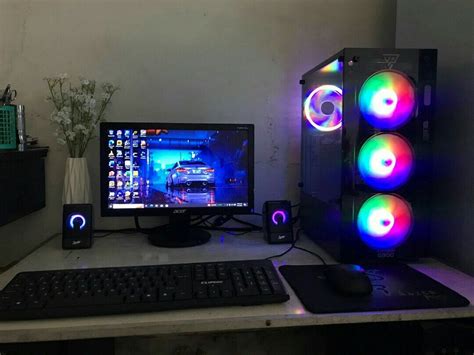 Komputer Gaming Fullset Tinggal Pakai Elektronik Komputer Desktop Di Carousell