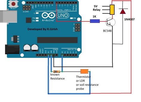 Simple Arduino Digital Ohmmeter Circuit