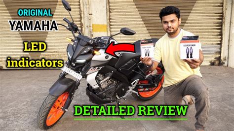 Original Yamaha Led Indicators Flasher For Mt 15 Detailed Review Installation Youtube
