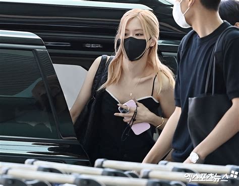 블랙핑크 로제 하차는 조심조심[엑s Hd포토]